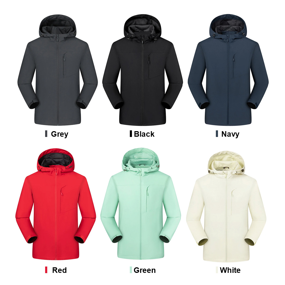 Custom Windbreaker Jacket Lightweight Water-Resistant Windbreakers for ...